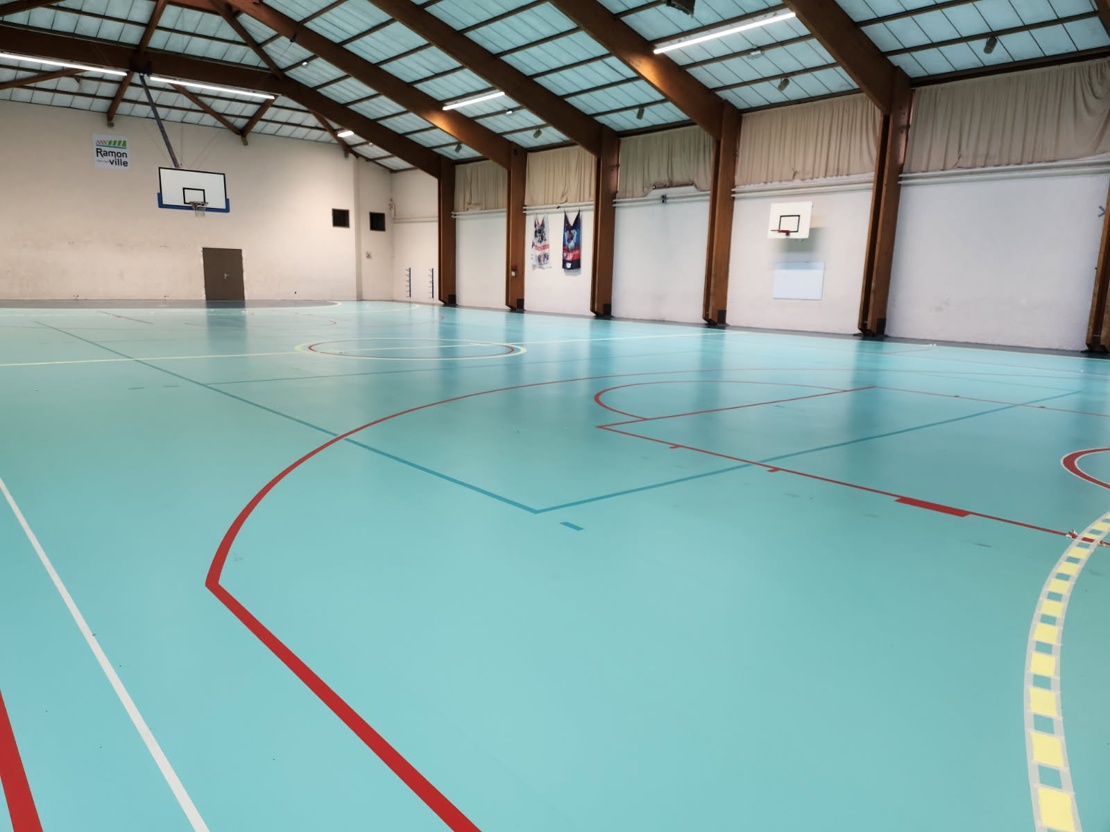Un sol des J.O. pour le gymnase L. Lagrange - Ville de Ramonville